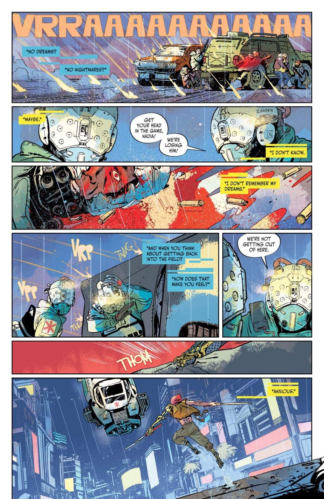 Cyberpunk 2077 Trauma Team | Reseñas de cómics